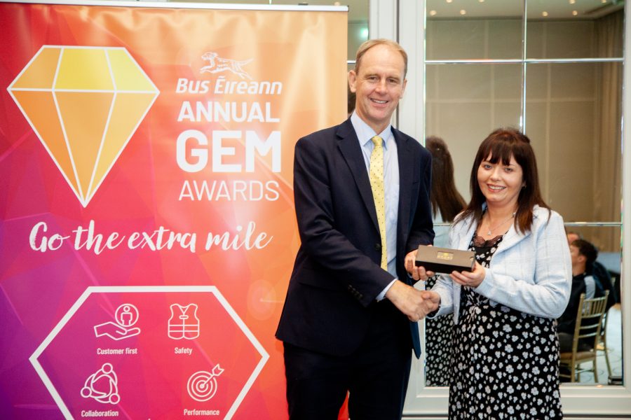 Bus Eireann employees “sparkle“ at annual GEM awards