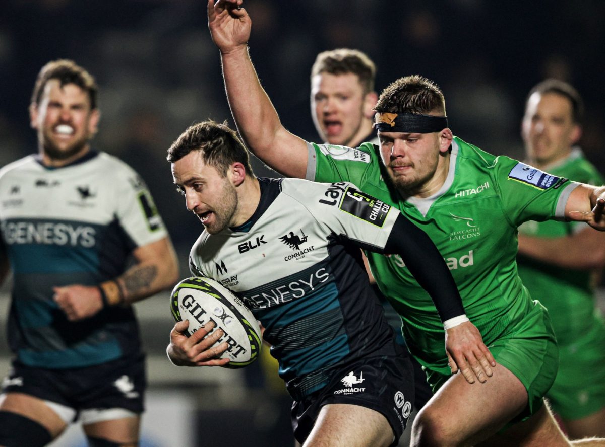 Connacht fall to Newcastle Falcons despite Bealham hat-trick