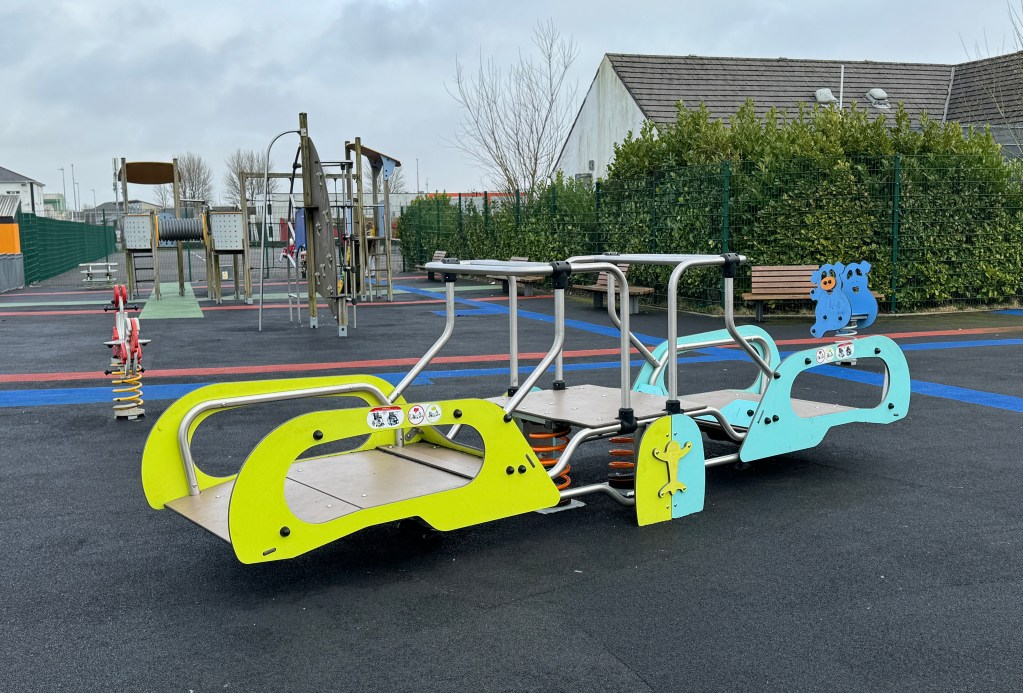 Access to wheelchair-accessible seesaw in Westside Park hindered by ...